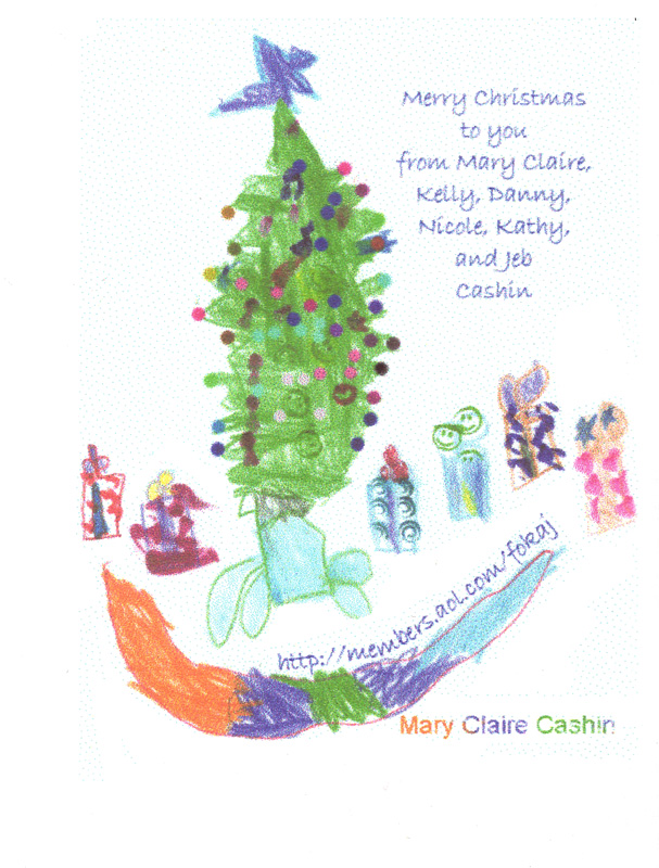 2000 Cashin Christmas Card